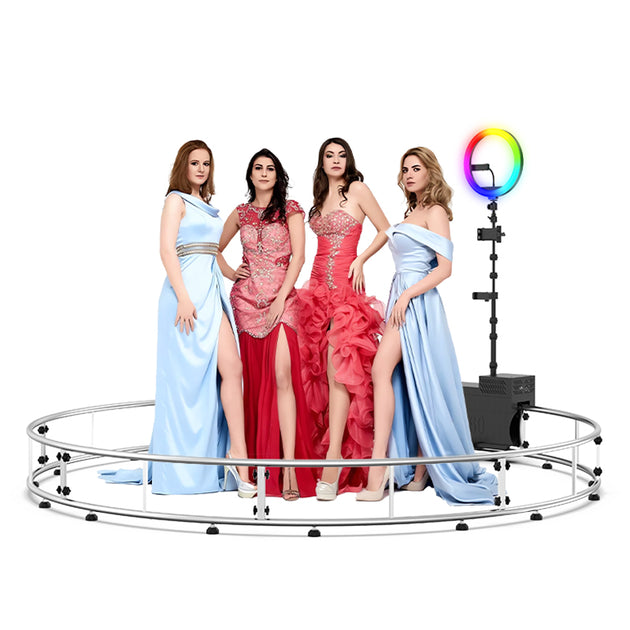Large Circular Track 360 Photo Booth | Smart 360 Photo Booth