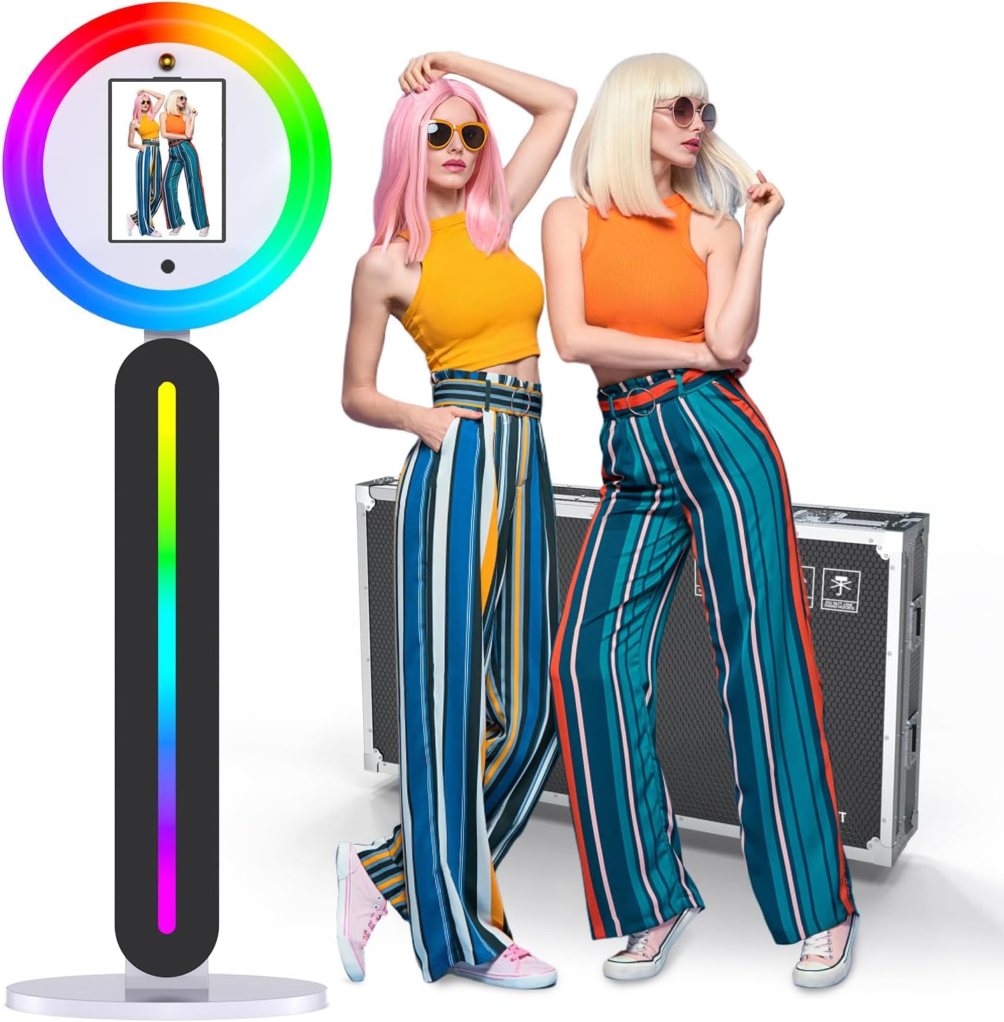 FROECTRY Portable iPad Selfie Photo Booth with Flight Case & Free App ...